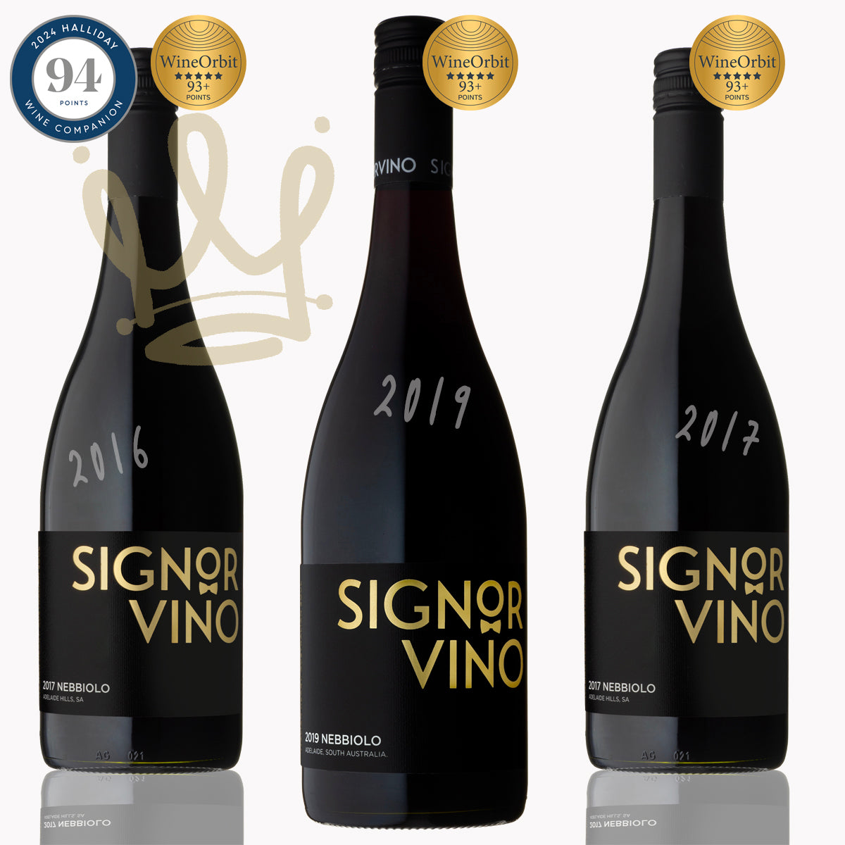 3 Kings Signor Vino - Nebbiolo 3 pack – Mino & Co Wines